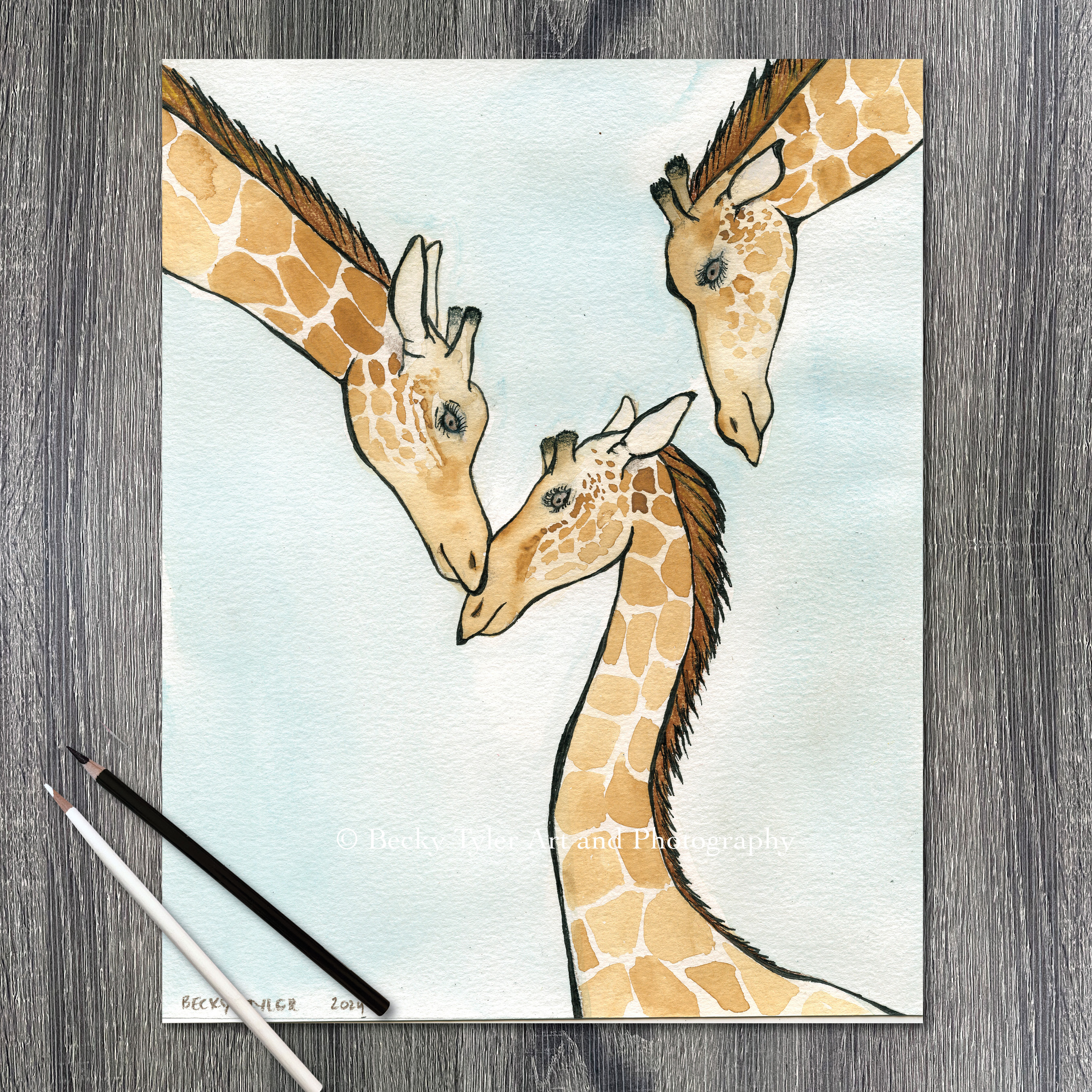 Giraffe Commission – Becky Tyler Art and Photography
